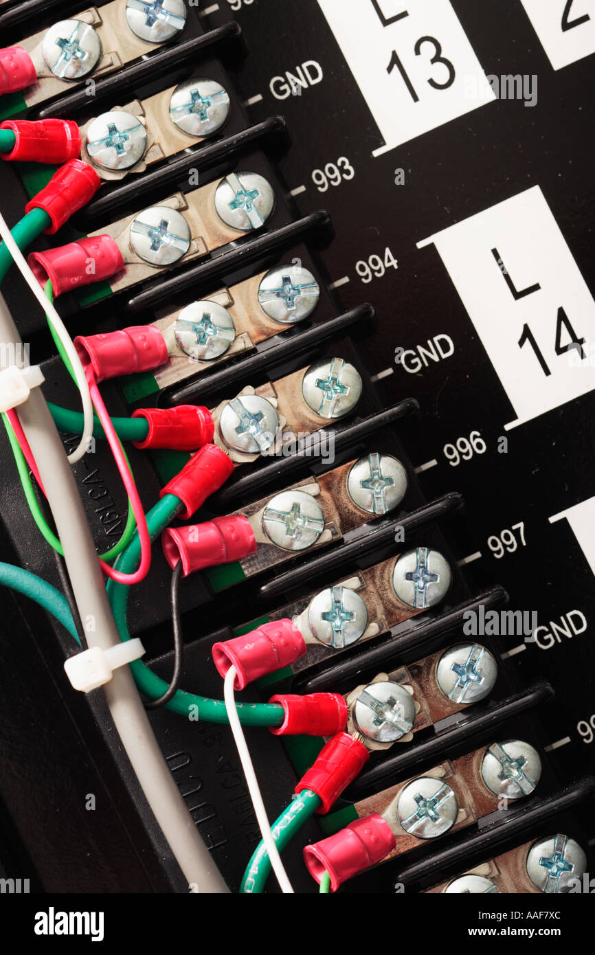 Electronics Wire Panel Stock Photo - Alamy