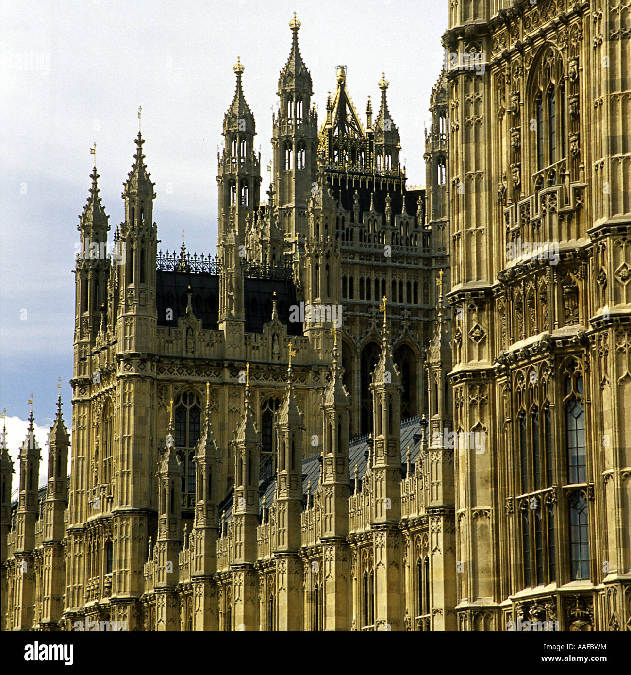 The Palace of Westminster (Houses of Parliament) architectural detail ...