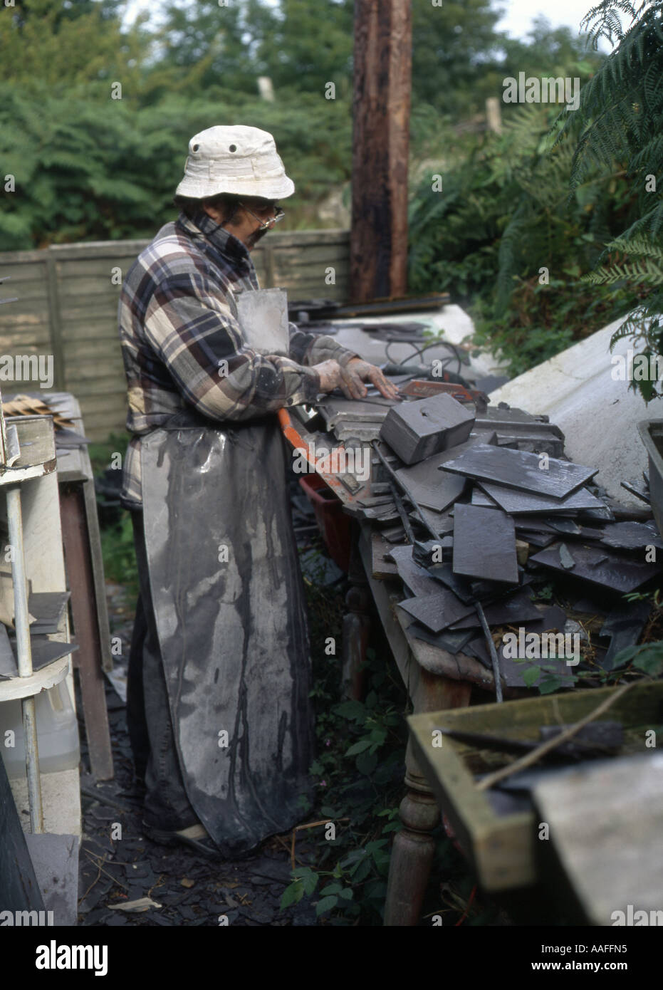 senior crafts man at work Stock Photo - Alamy