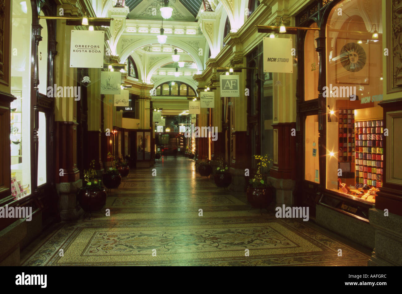 The Block Arcade Melbourne Victoria Australia Stock Photo - Alamy
