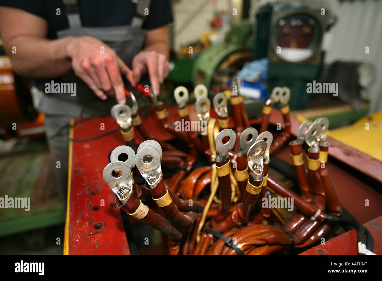 A maintenance and construction workshop where they repair electro ...