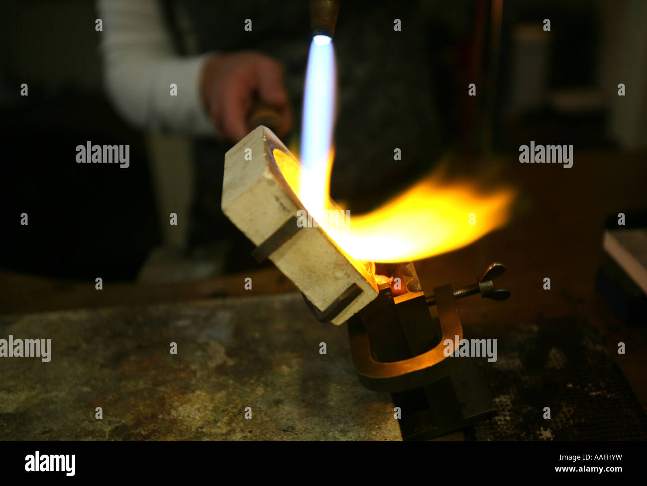 goldsmith at work Stock Photo - Alamy