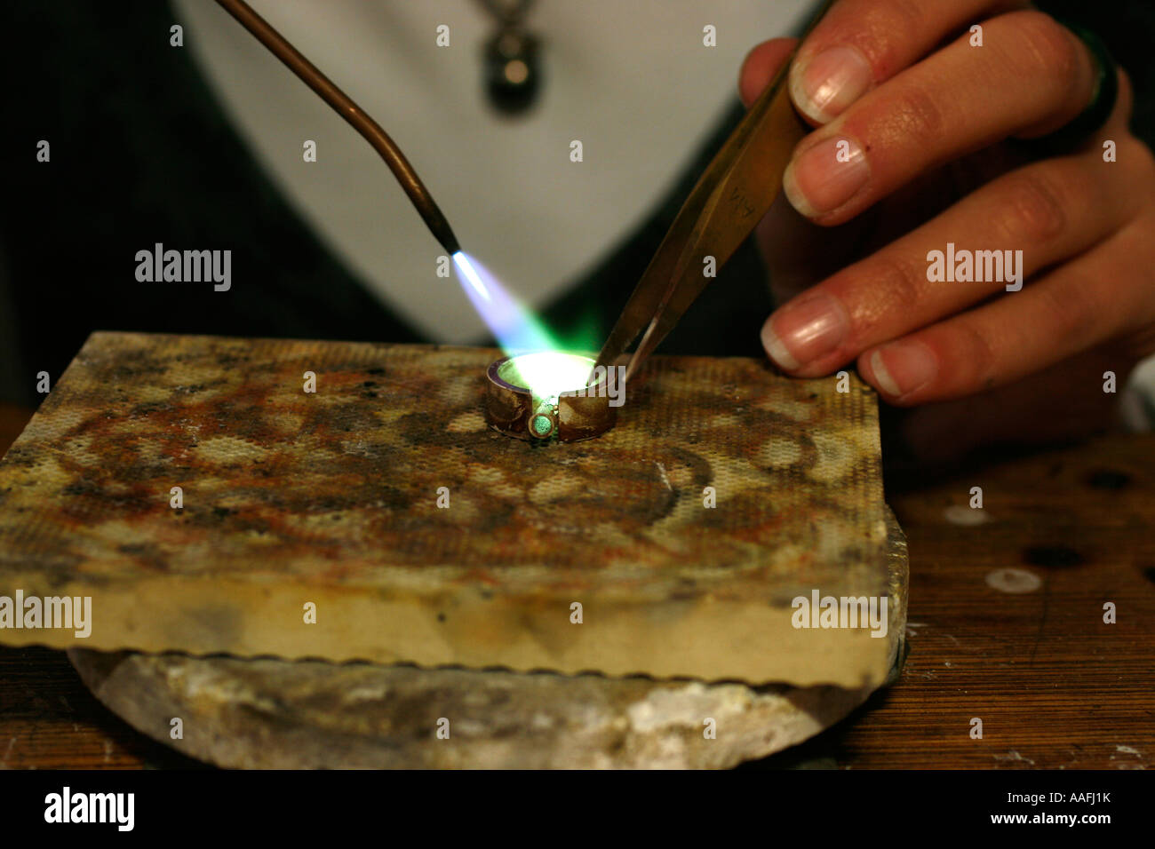 goldsmith at work Stock Photo - Alamy