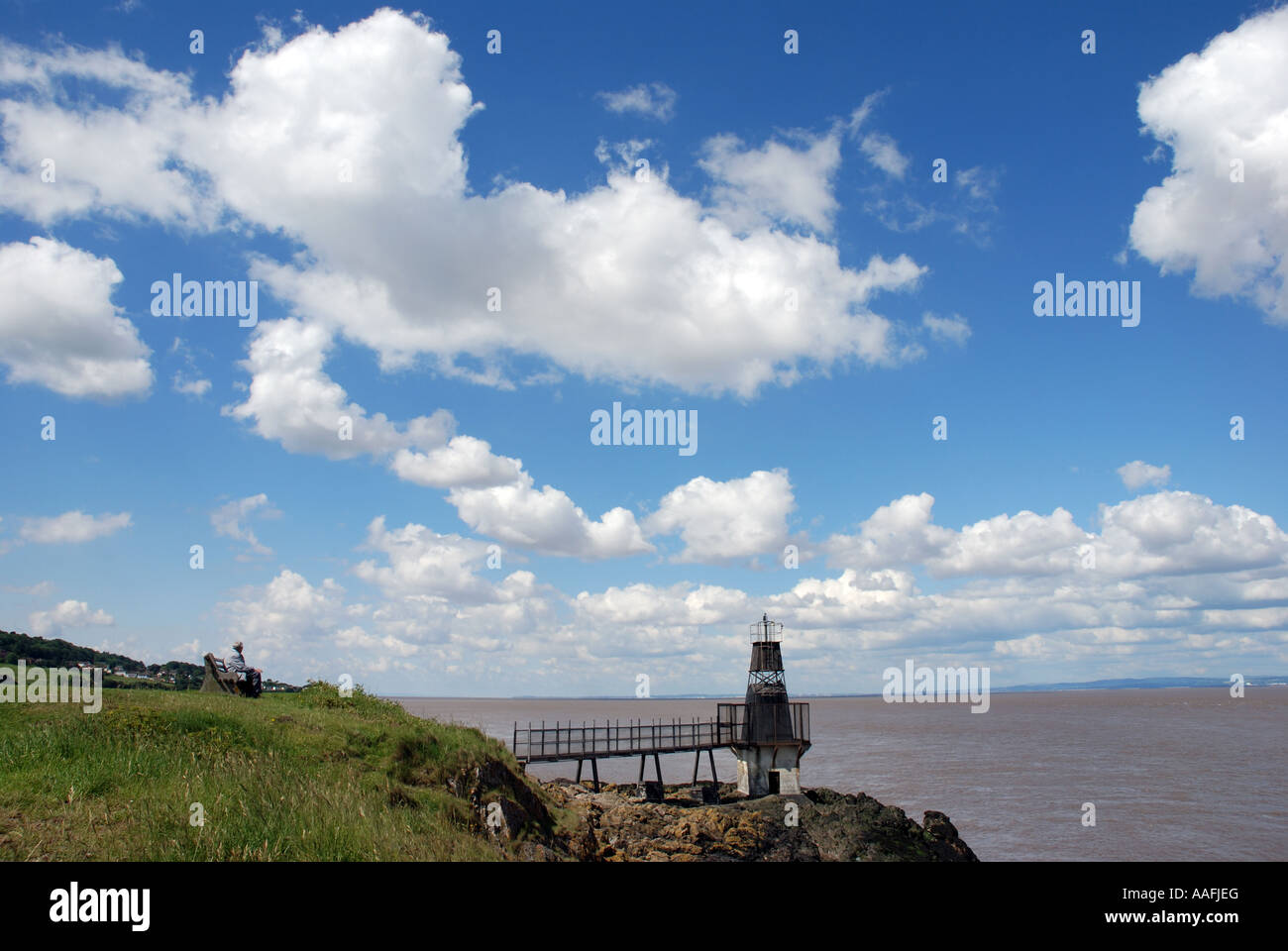 Battery Point, Portishead, Somerset, England, UK Stock Photo - Alamy