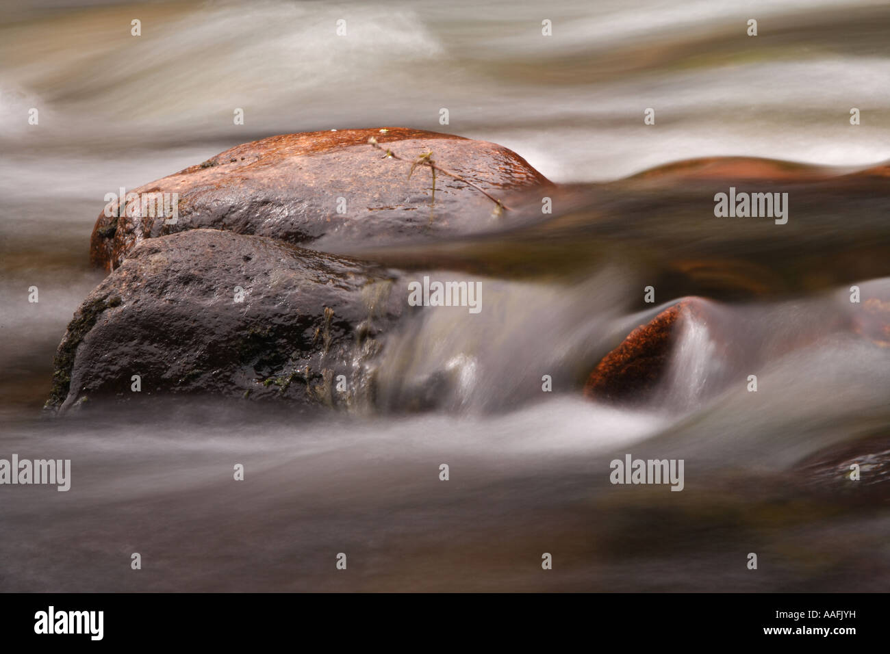 Water river rocks flowing waterfall patterns hi-res stock photography ...