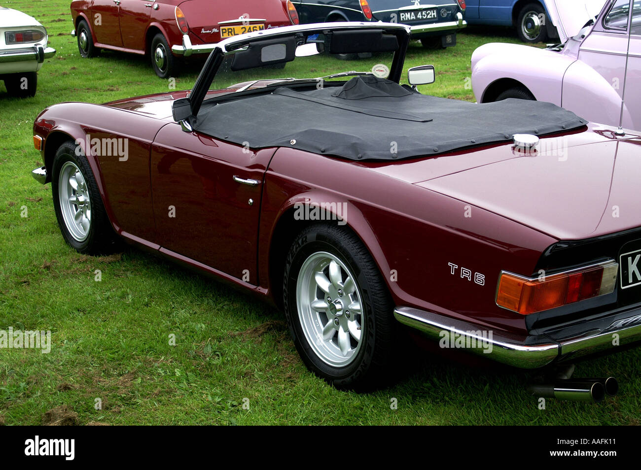 Triumph TR6 sports car Stock Photo - Alamy