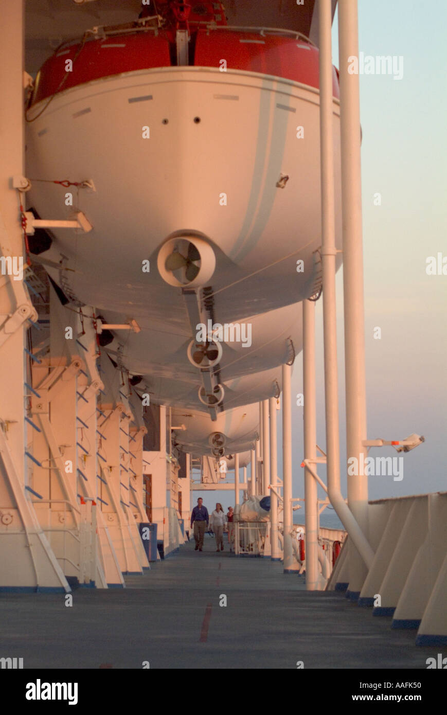 Cruise Ship Lifeboat Stock Photo - Alamy