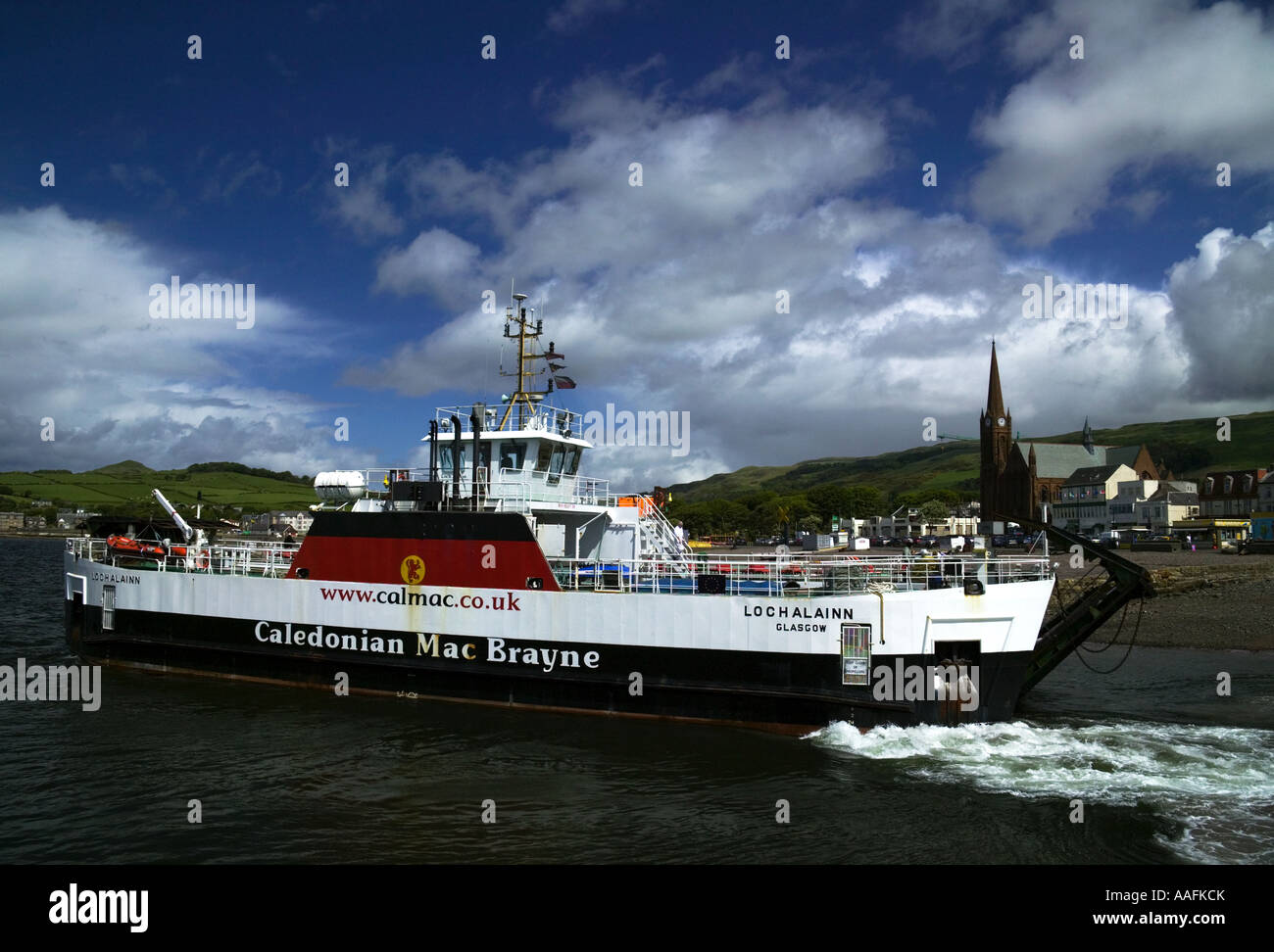 Ferry, Caledonian MacBrayne at Largs, West Scotland, UK, Europe Stock ...