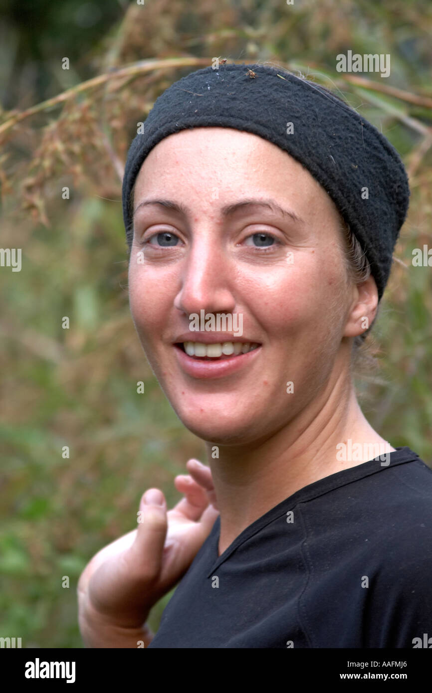 Woman holly outside hi-res stock photography and images - Alamy