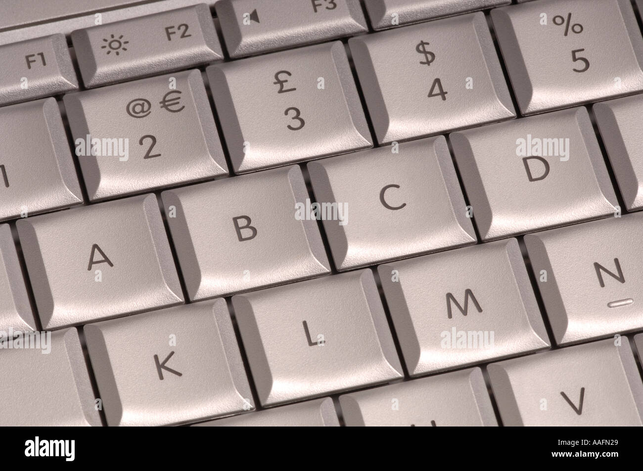 Keyboard with keys arranged alphabetically Stock Photo - Alamy