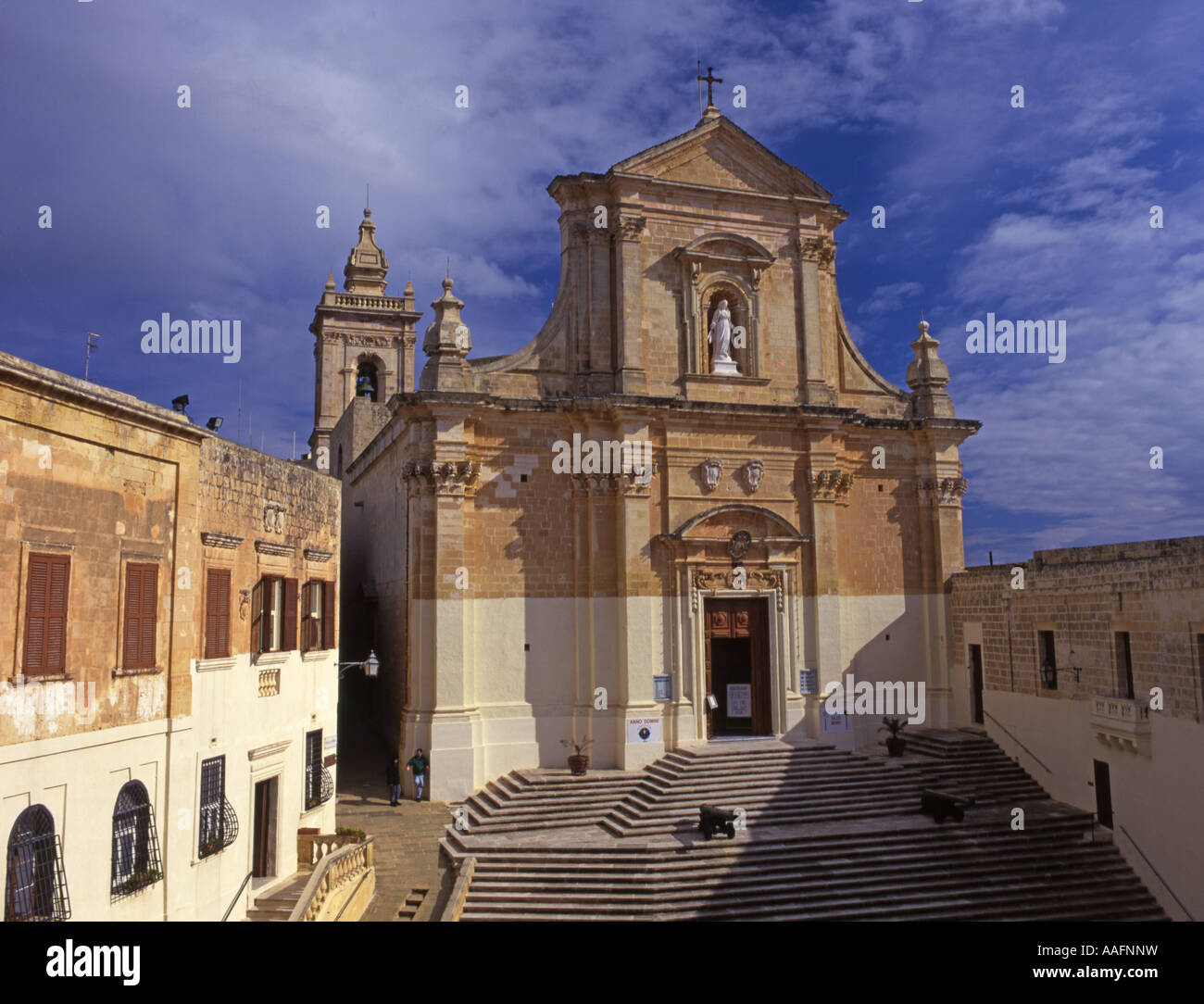 Victoria (Rabat), Gozo, Malta. Pjazza Katidral (Cathedral Square ...
