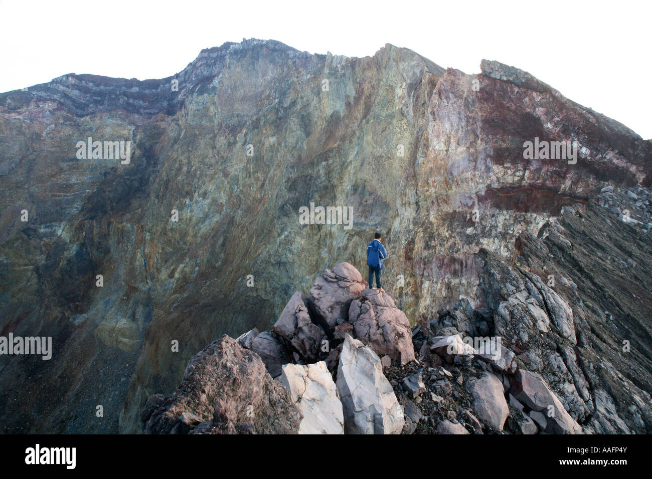 Summit of Gunung Agung Volcano, Bali, Indonesia Stock Photo - Alamy