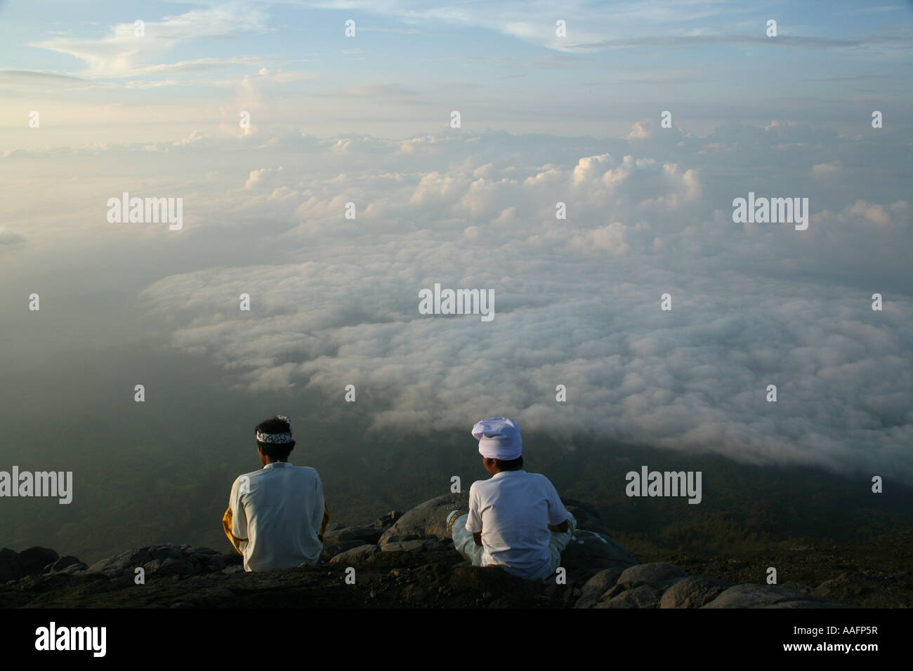 View from the summit of Gunung Agung, Bali, Indonesia Stock Photo - Alamy