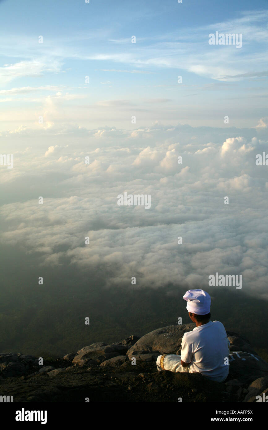 View of summit of Gunung Agung, Bali, Indonesia Stock Photo - Alamy