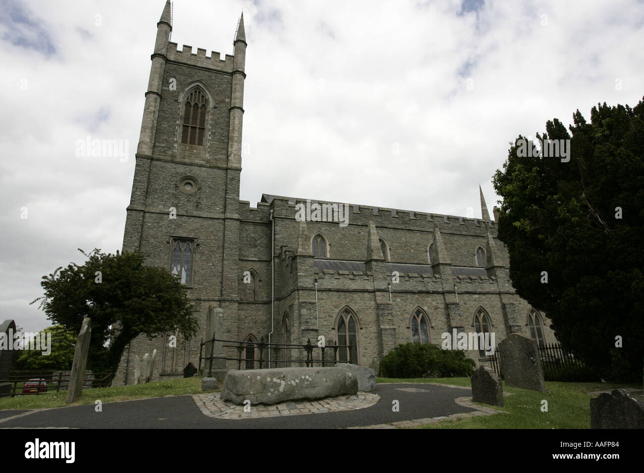 Down Cathedral and St Patricks grave downpatrick county down northern ...