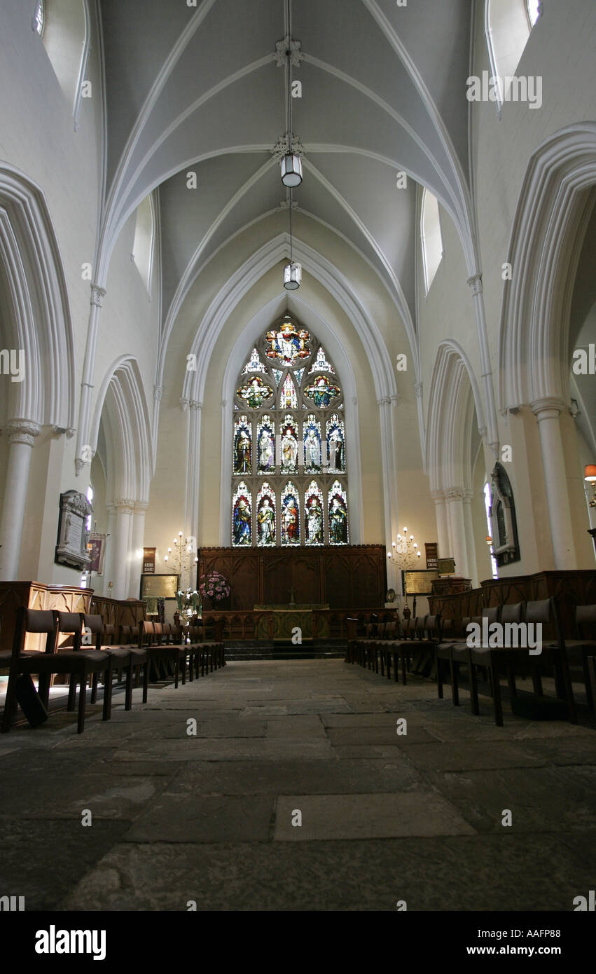 Inside Down Cathedral downpatrick county down northern ireland Stock ...