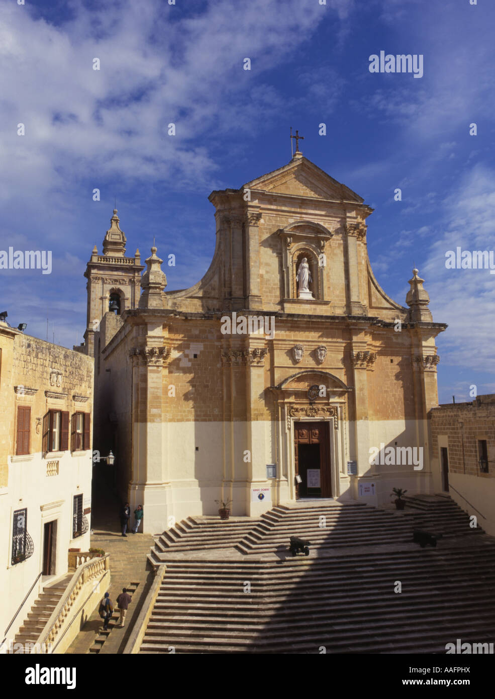 Victoria (Rabat), Gozo, Malta. Pjazza Katidral (Cathedral Square ...