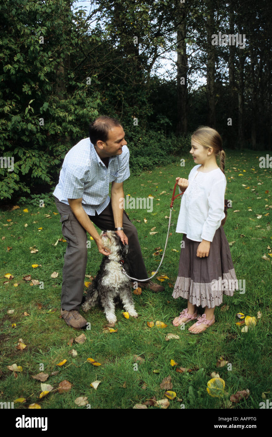 Father Talking To Daughter Stock Photo - Alamy