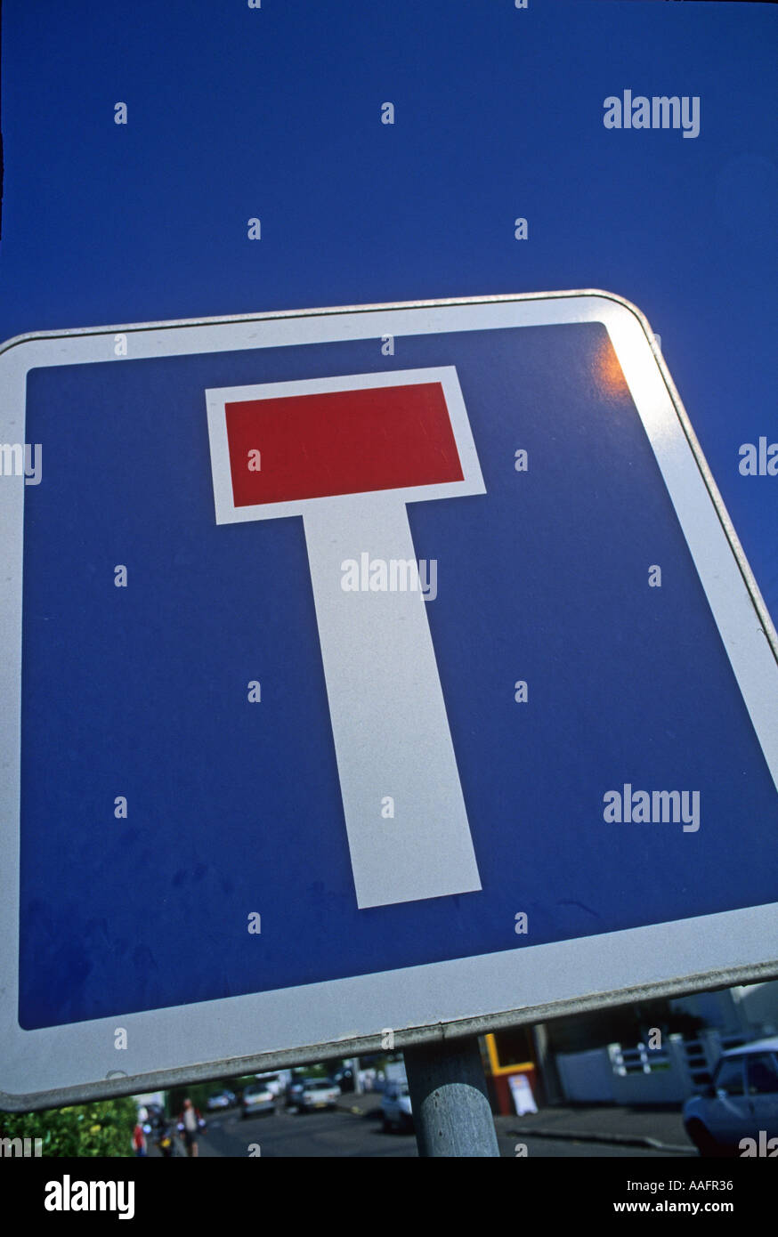 end way sign Stock Photo - Alamy