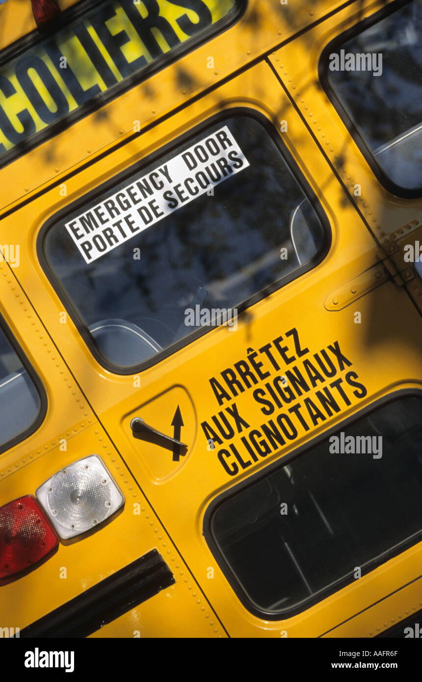 French school bus stop sign hi-res stock photography and images - Alamy