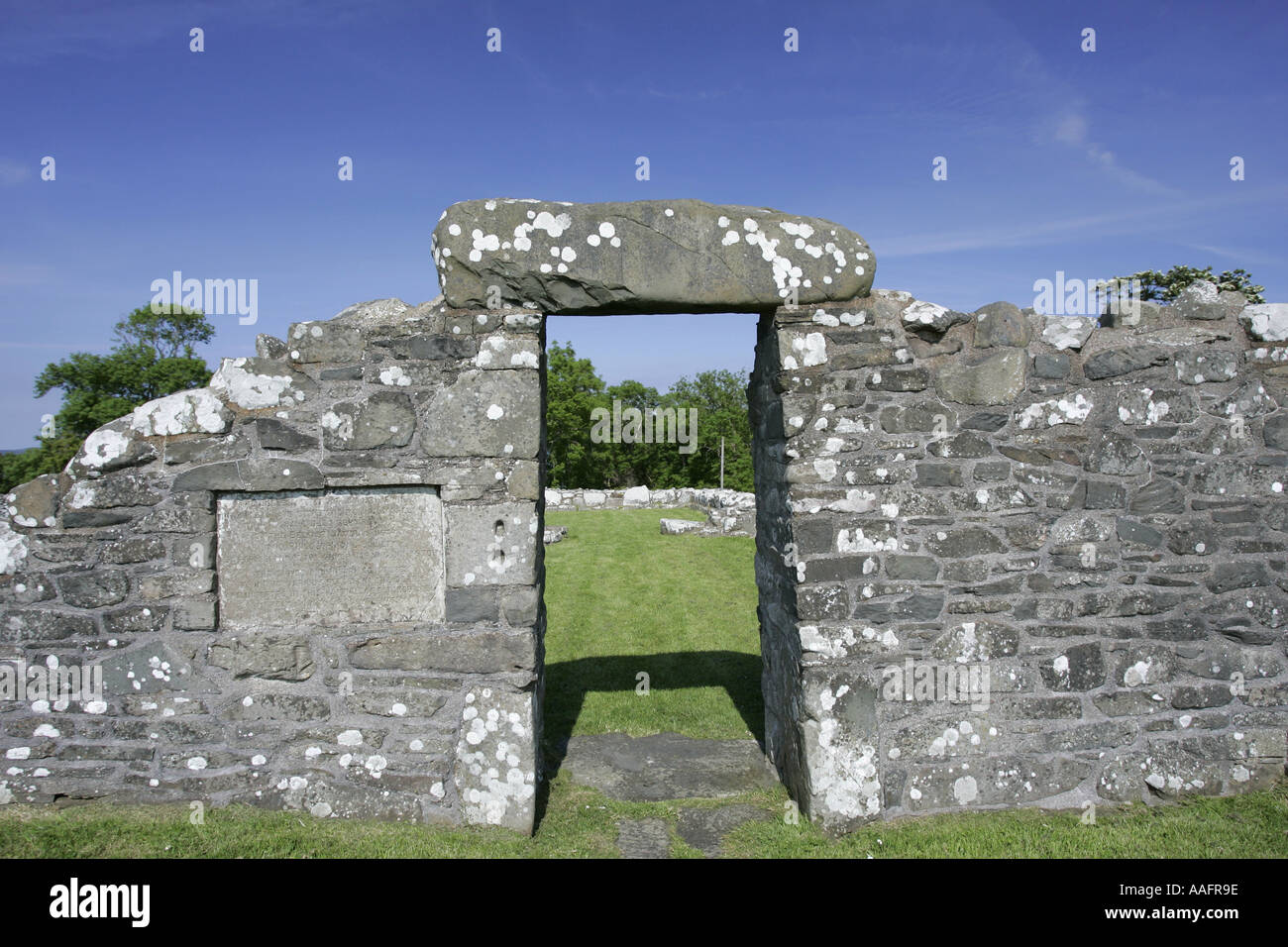 remains of nendrum monastery historic monument county down northern ...