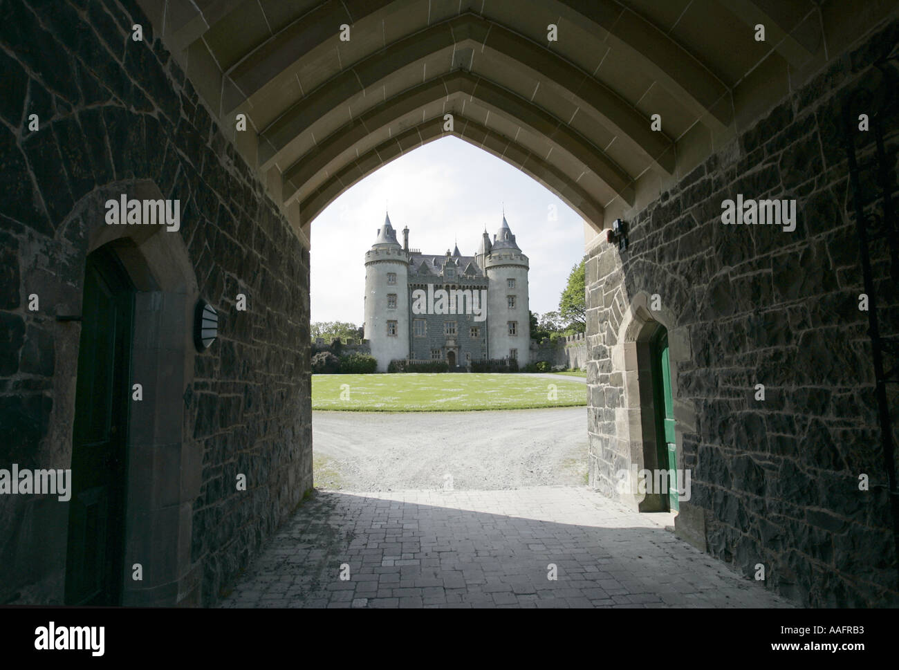 Entrance to Killyleagh castle county down Northern Ireland Stock Photo ...