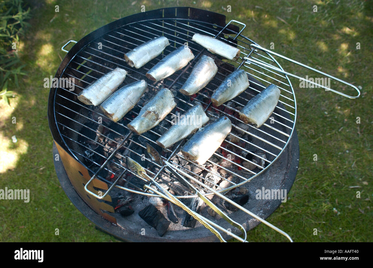 Al fresco eating barbecue BBQ food Stock Photo - Alamy