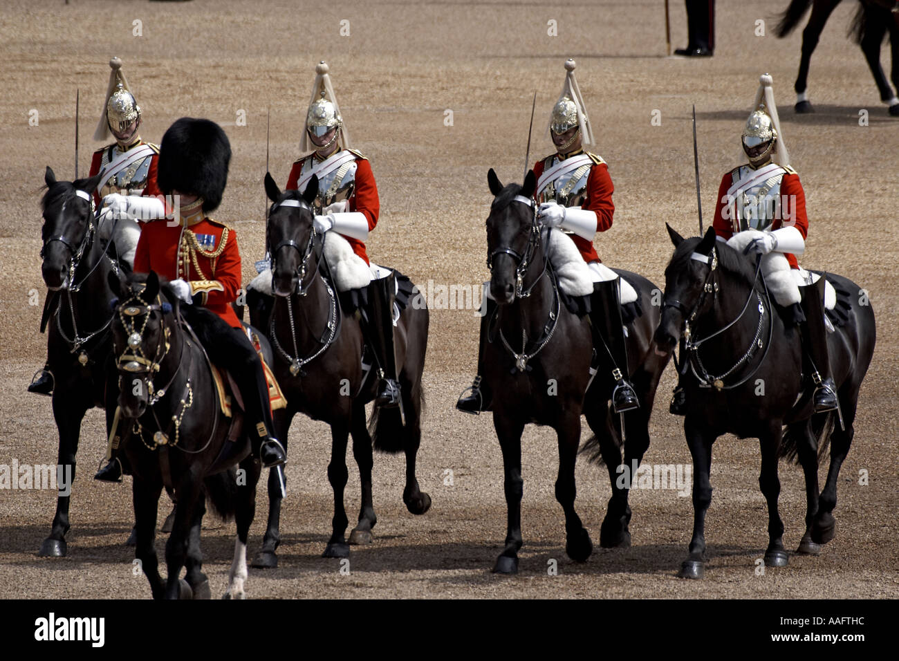 Life Guards officers on horseback at Her Majesty The Queen s Birthday ...