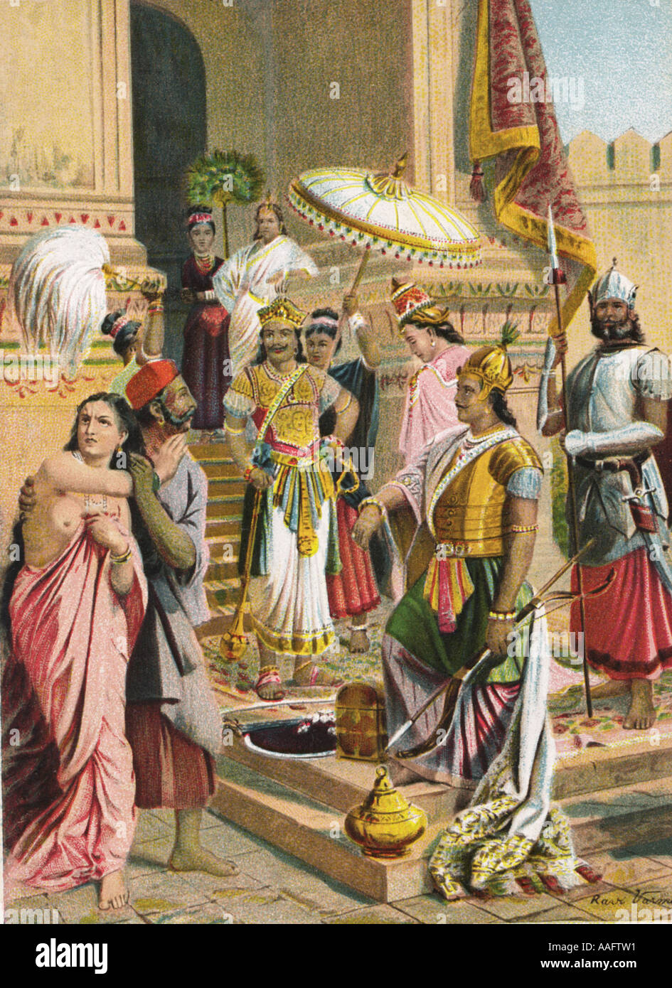 DDR78519 Indrajit the son of Ravana brings Indra the Head of Heaven ...