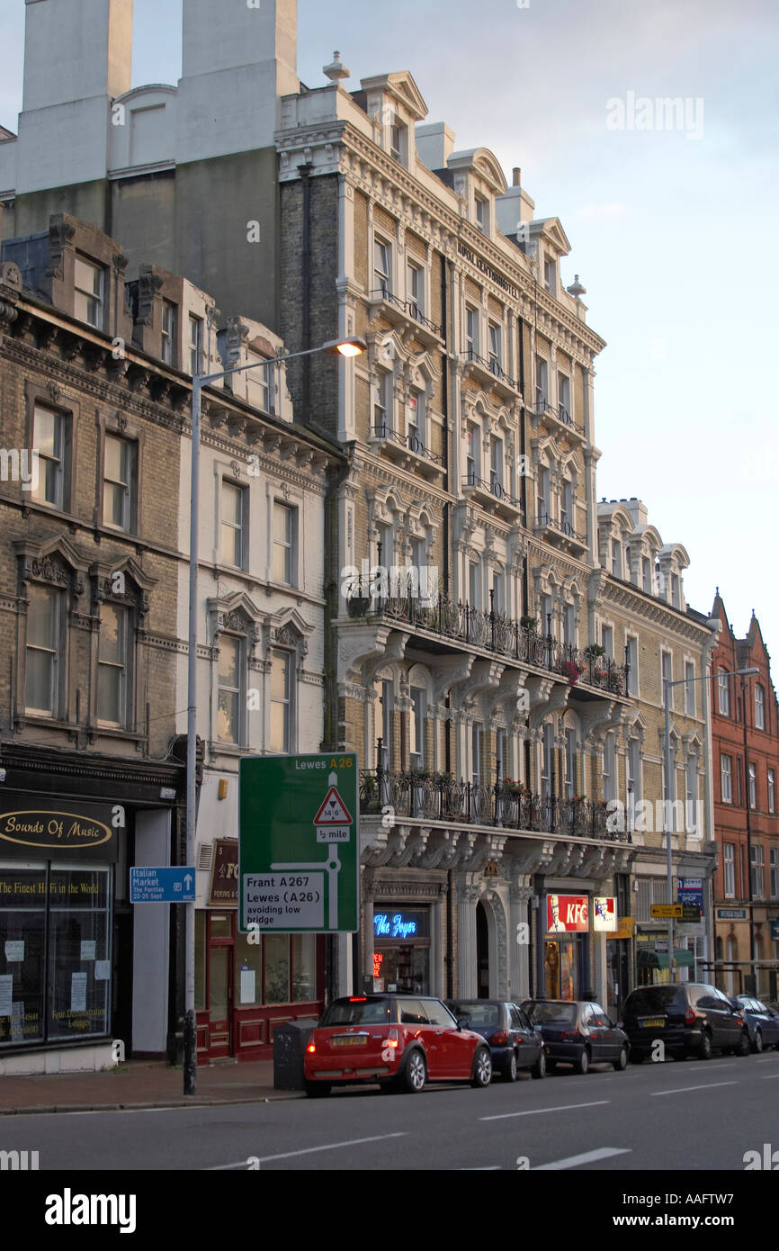 Victorian buildings in town of Tunbridge Wells Kent England Stock Photo ...