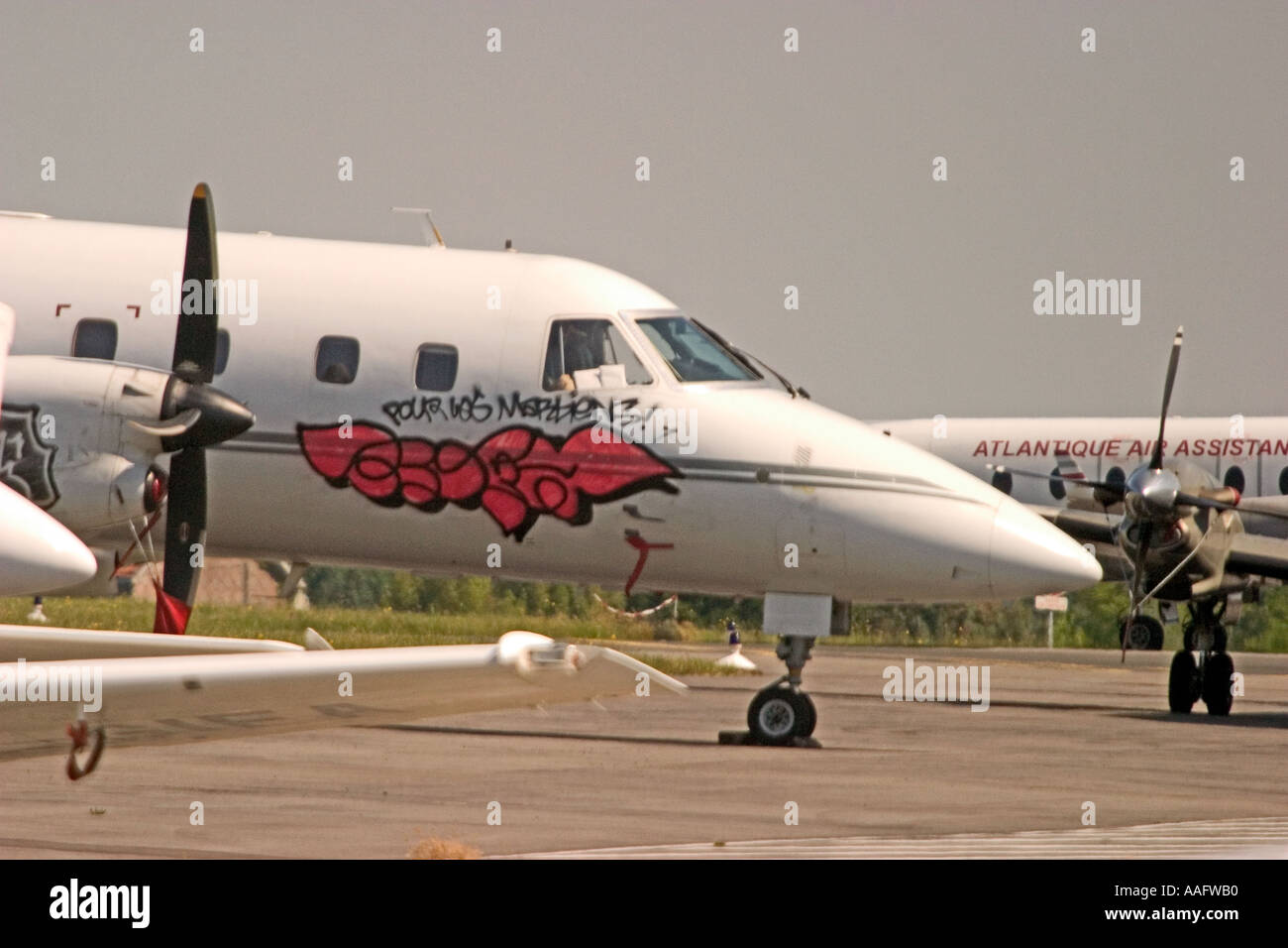 rarely image of private jet plane tagged in nantes french airport ...