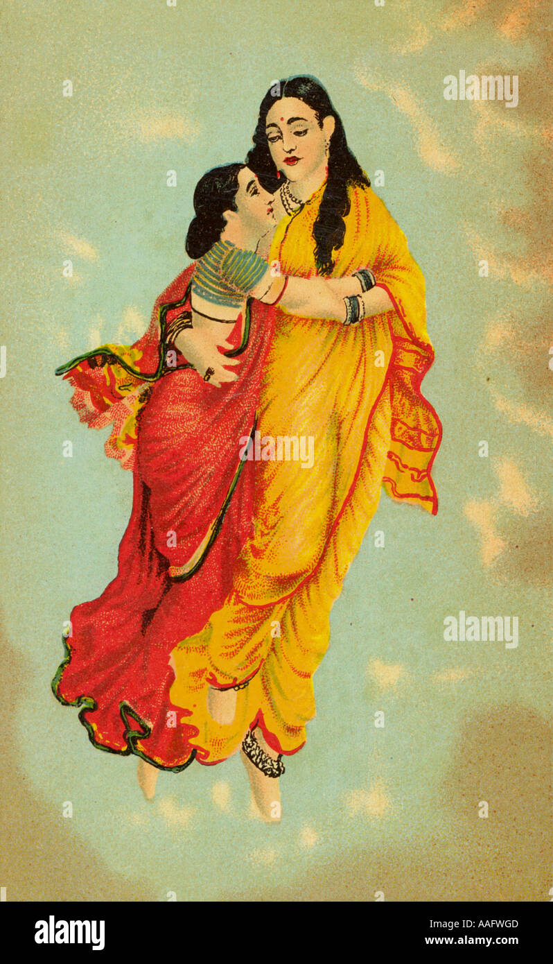 DDR78532 Probably Mother Earth is flying with Seeta India Stock Photo ...