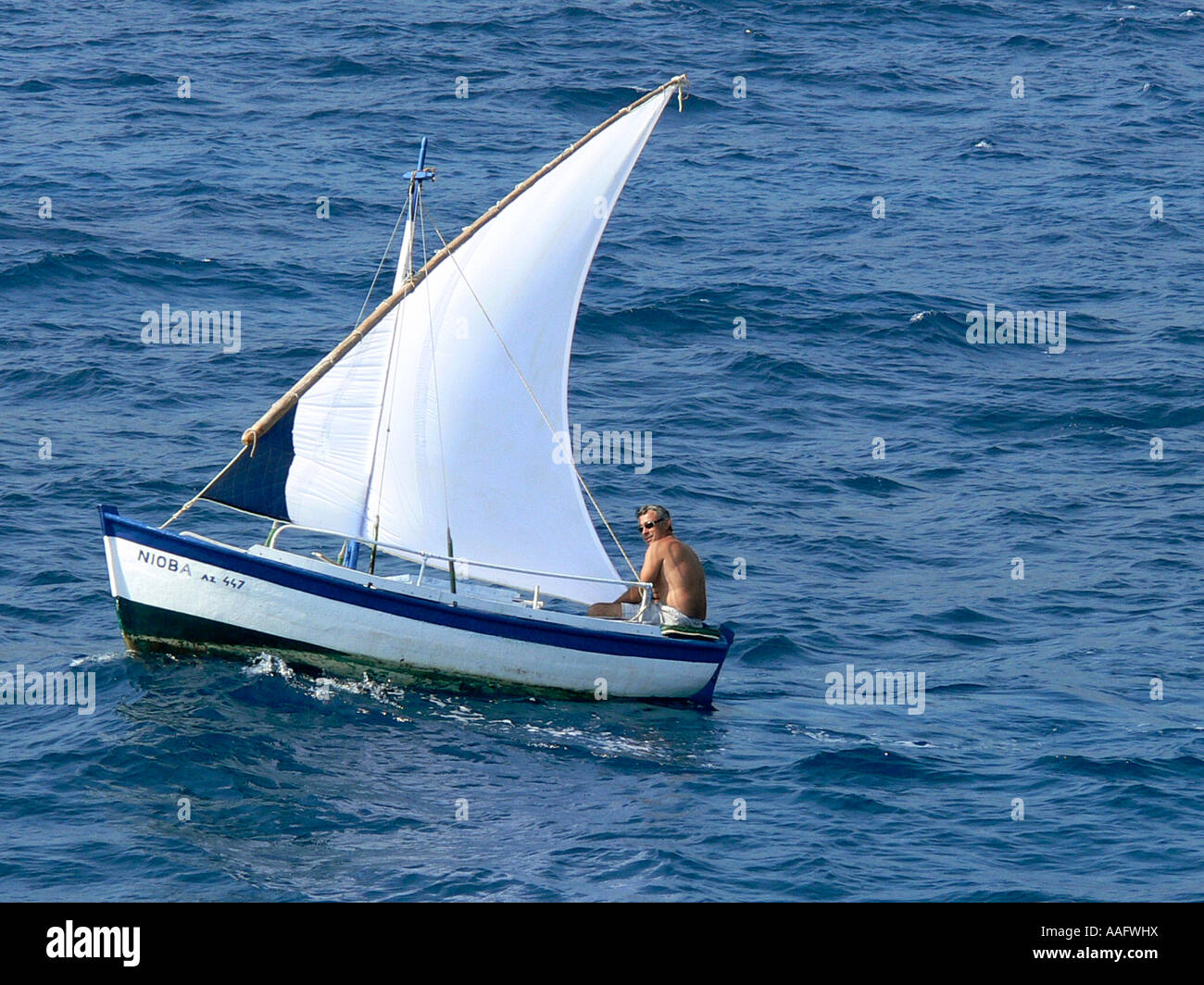Man steering with feet hi-res stock photography and images - Alamy