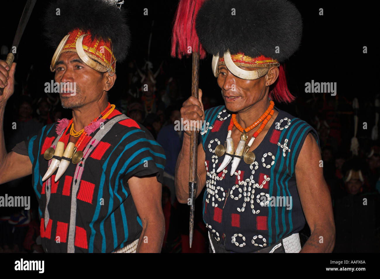 MYANMAR BURMA Sagaing Division Lahe village Naga New Year Festival Naga ...