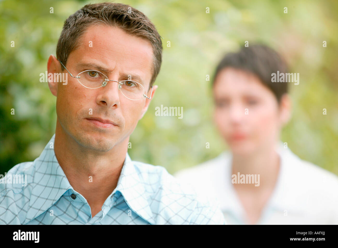 couple has conflicting Stock Photo - Alamy