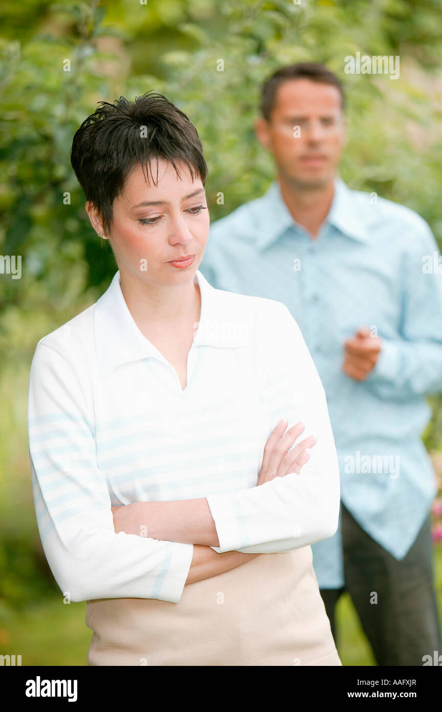 couple has conflicting Stock Photo - Alamy