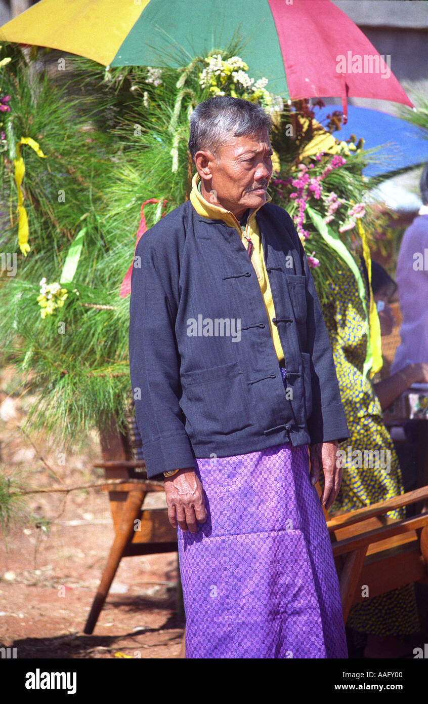 Burmese Man near Kalaw Shan State Myanmar Burma Stock Photo - Alamy