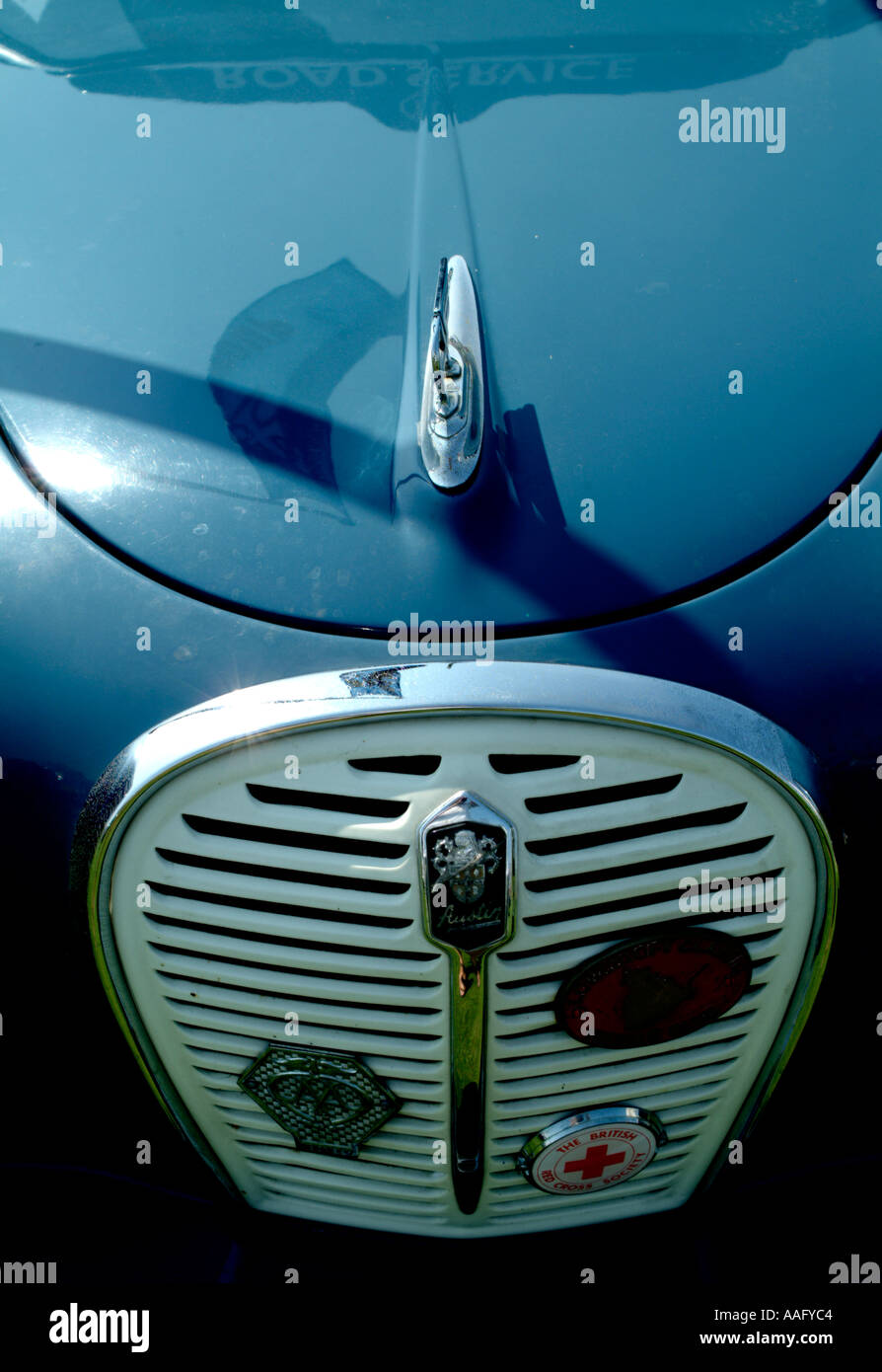 Austin A35 van radiator grill Stock Photo - Alamy