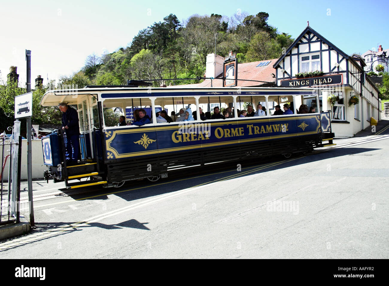 Llandudno Great Orme Tram Gwynedd North Wales Stock Photo - Alamy