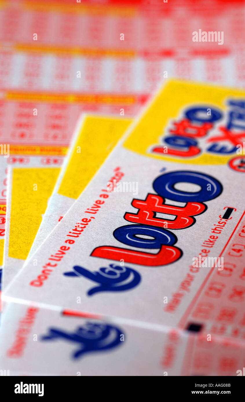 National lottery play slip game hi-res stock photography and images - Alamy