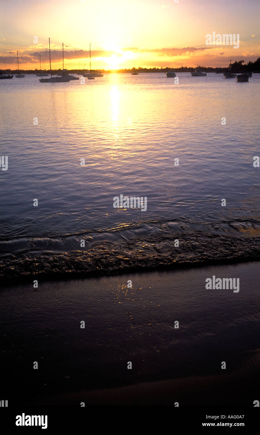 Mauritius grand baie sunset hi-res stock photography and images - Alamy