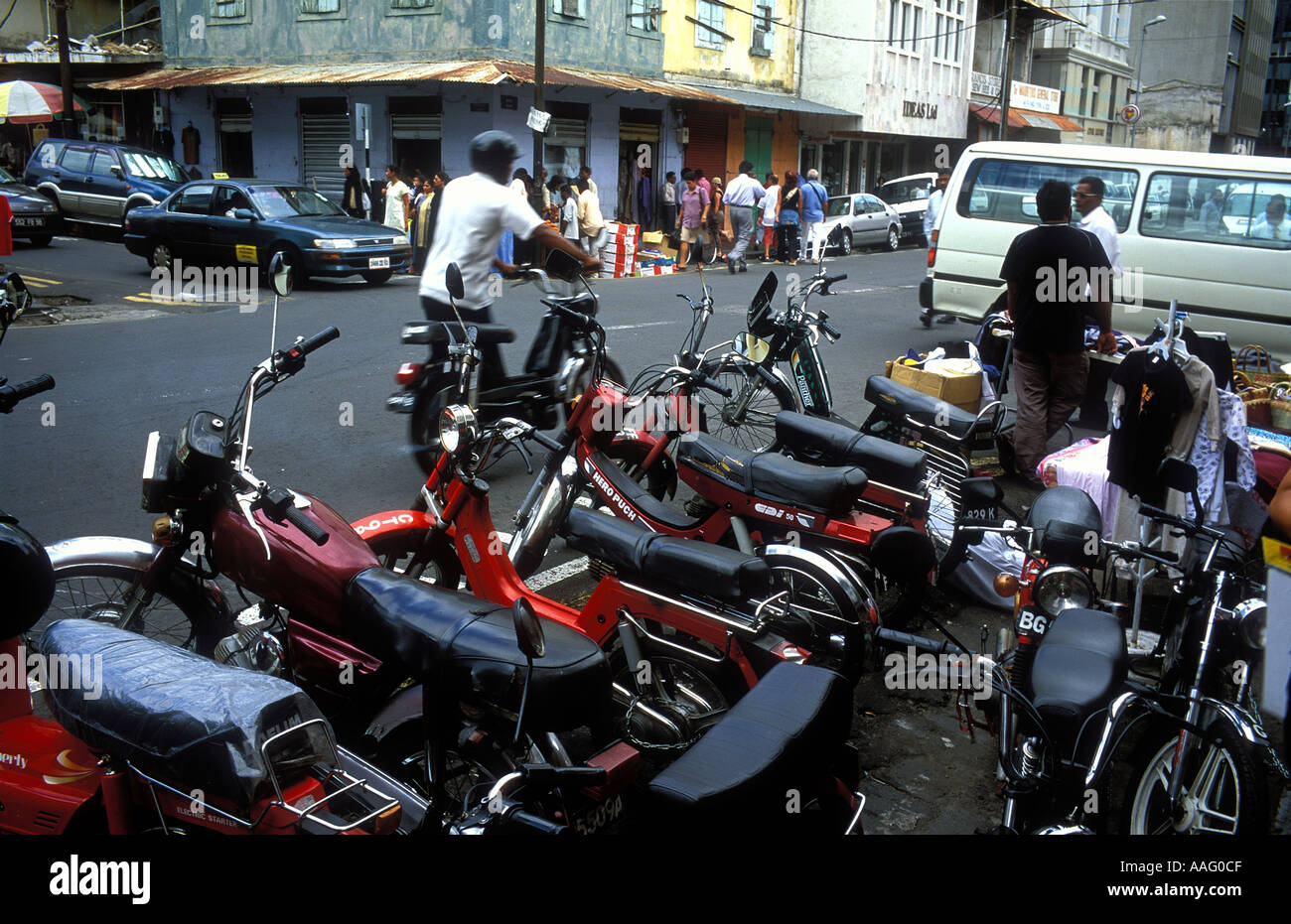 Shop Front in Port Louis Stock Photo - Alamy