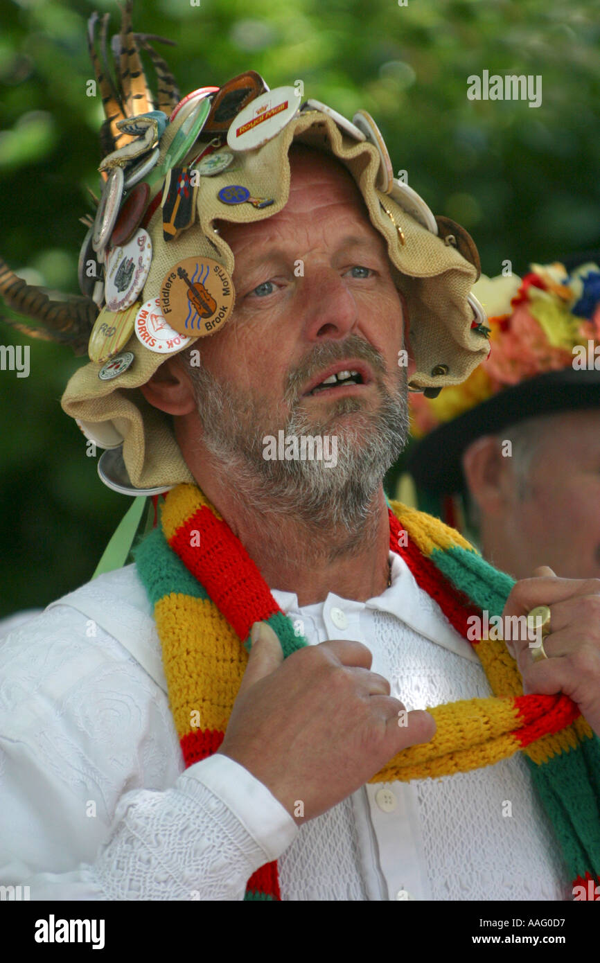 Male Morris dancer Stock Photo - Alamy