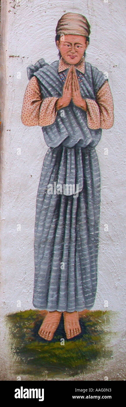 Indian women welcome pose namaste hi-res stock photography and images ...