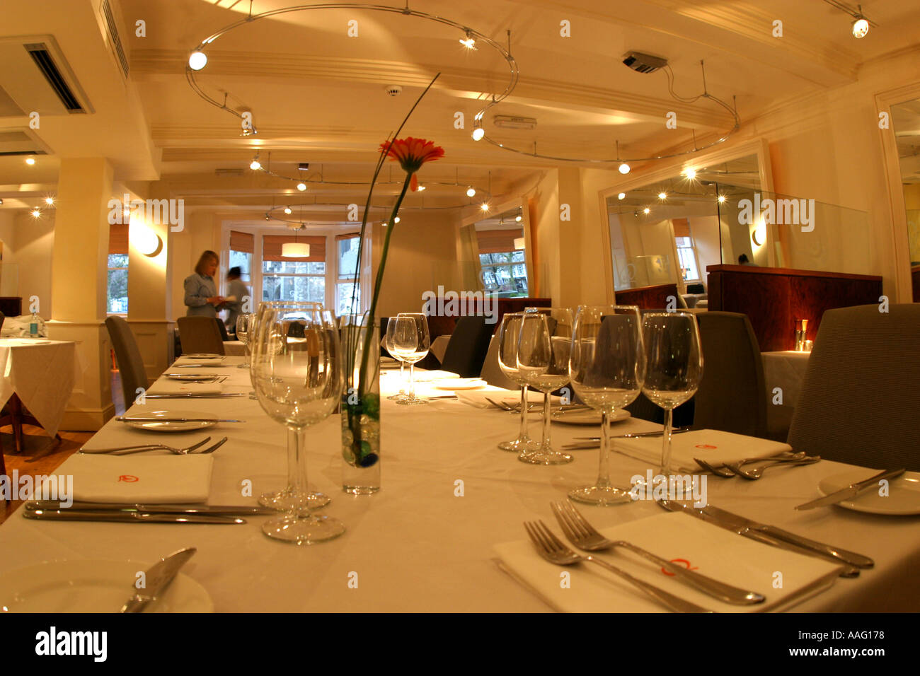 Restaurant interior Exeter, Devon, England Stock Photo - Alamy