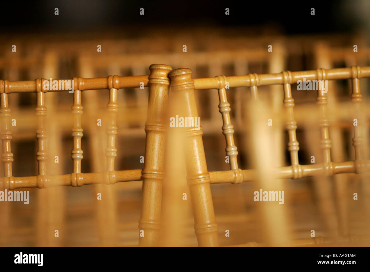 Chairs in a row Stock Photo - Alamy