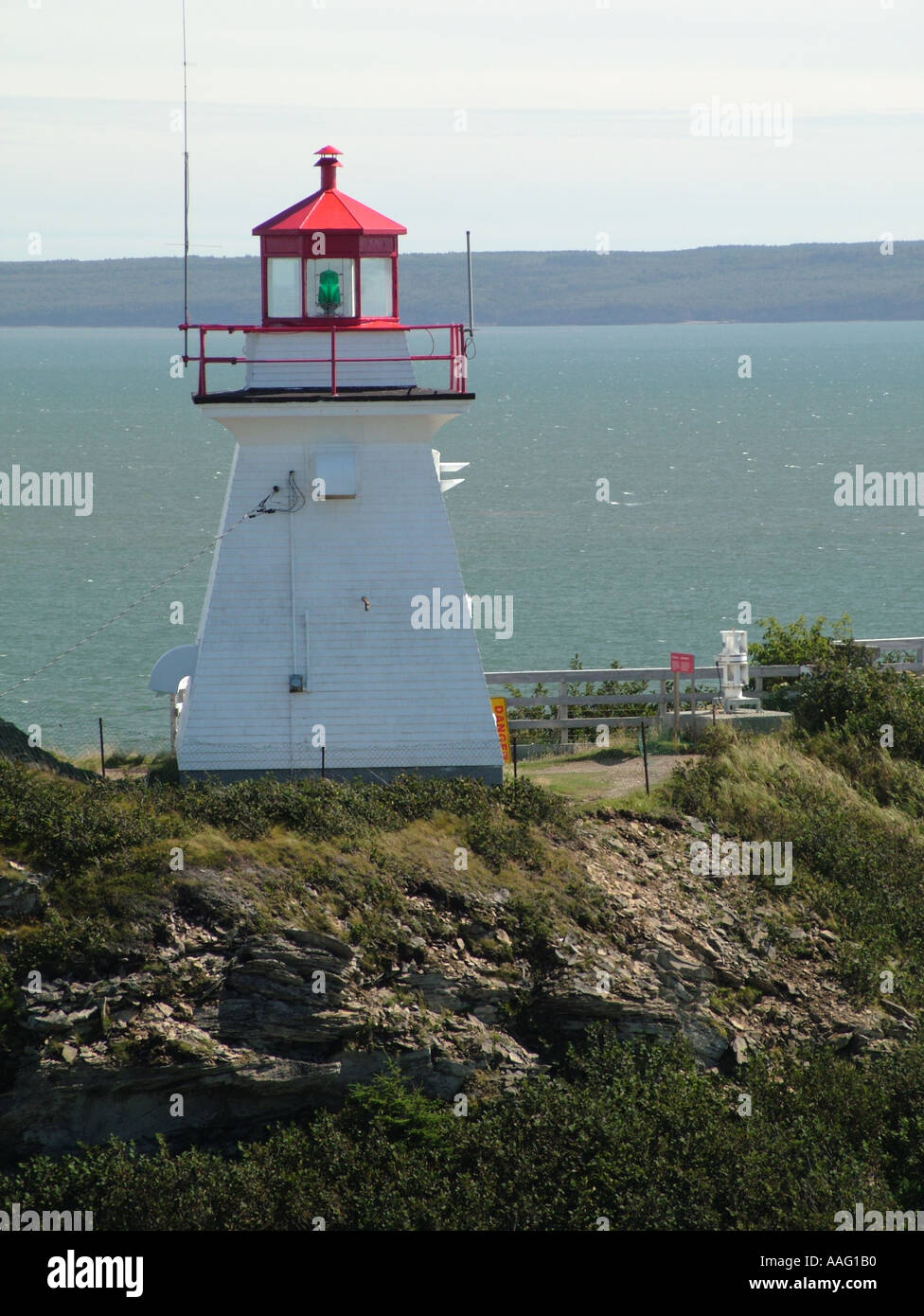 AJD37690, New Brunswick, Canada, Bay of Fundy, Cape Enrage Stock Photo ...