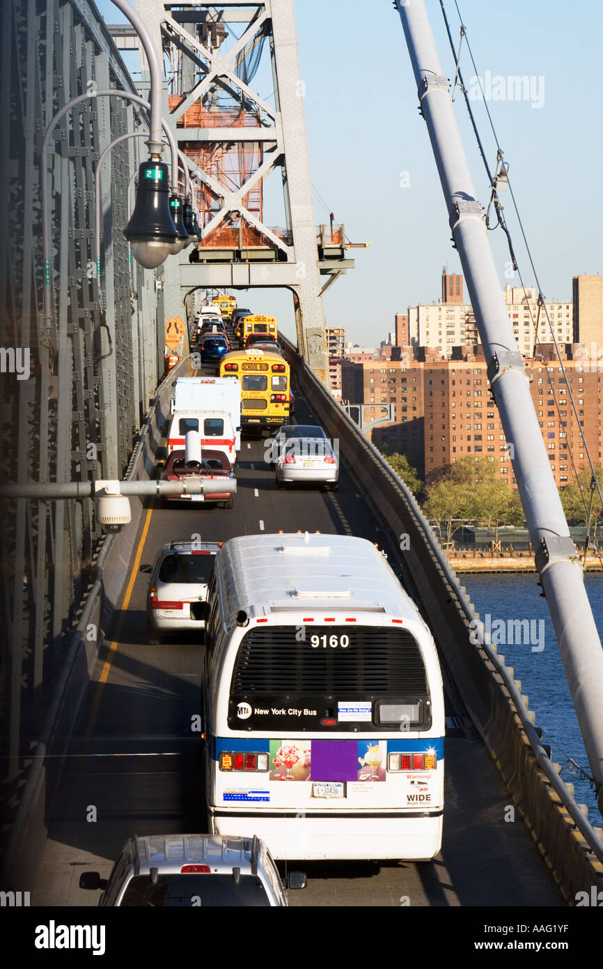 BUS ON BRIDGE Stock Photo - Alamy