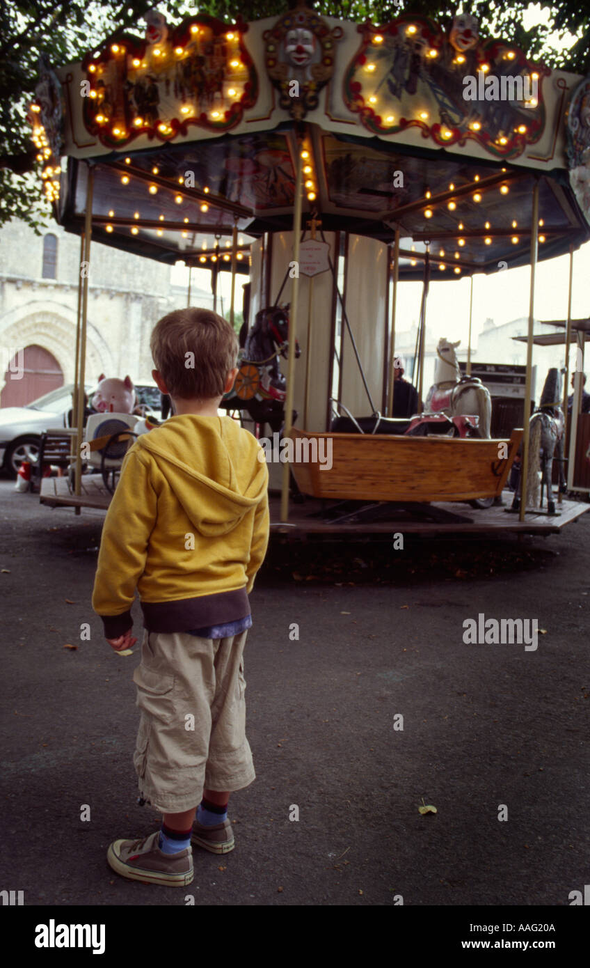 Enjoying fairground roundabout hi-res stock photography and images - Alamy