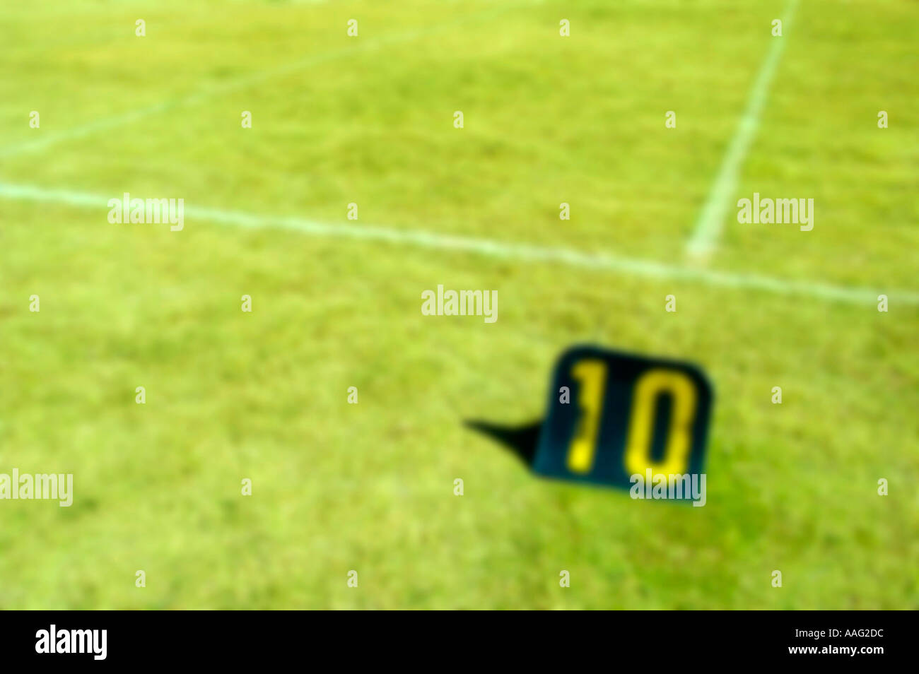 10 yard line of a football field Stock Photo - Alamy